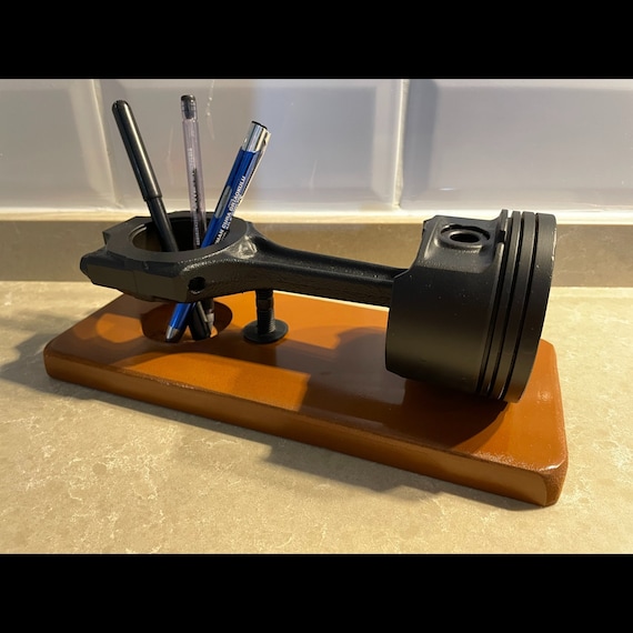 Piston Pen Holder / Real Car Engine Parts / Piston Pencil Case | Etsy