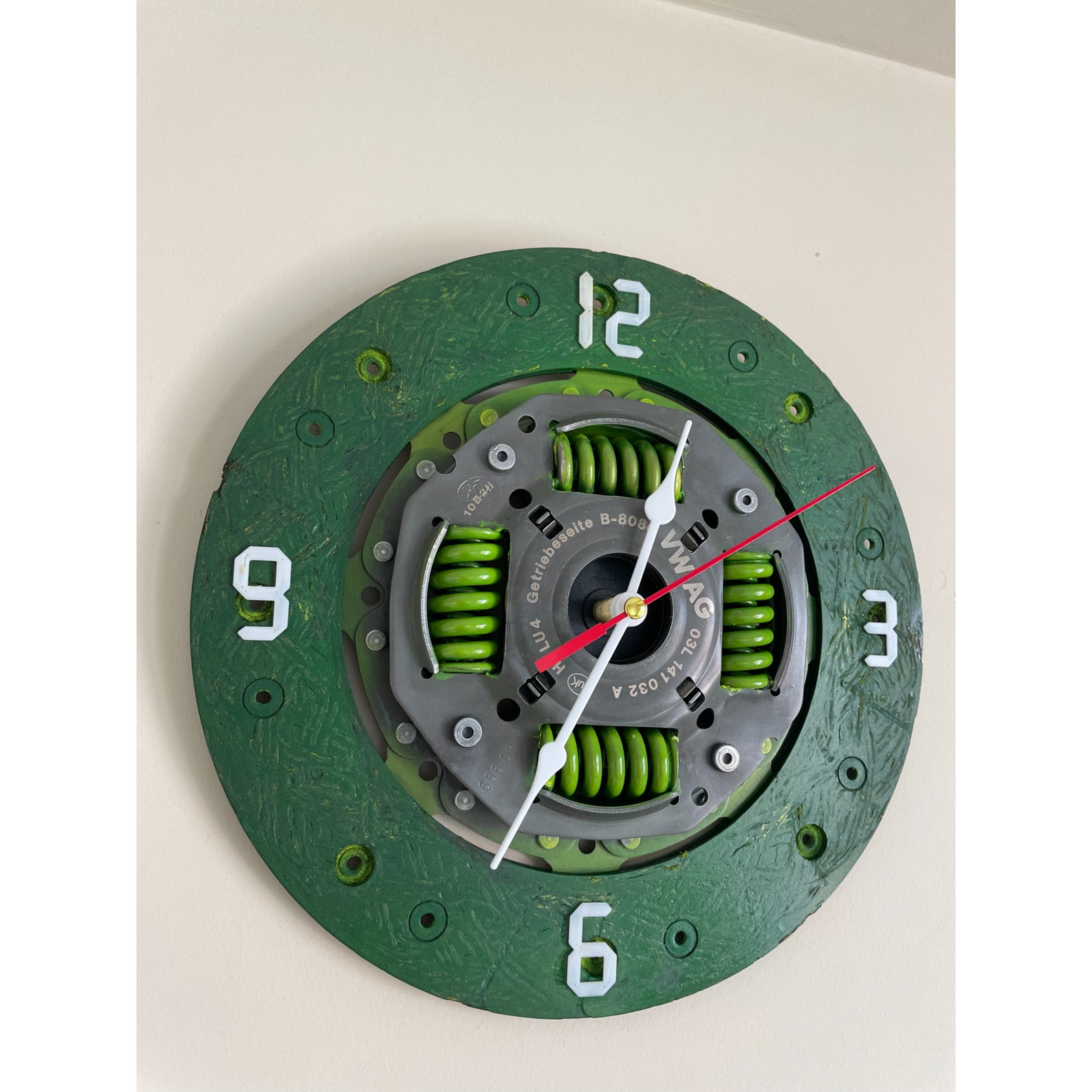 Personalized Clutch Clock / Real Car Engine Parts / - Etsy