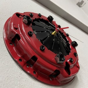 Car Clutch Wall Clock / Large Urban Clock / Handforged Clock / Gift for ...