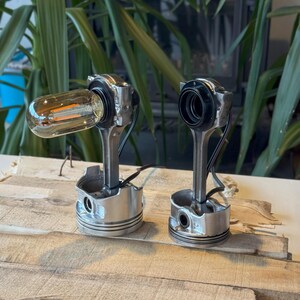 Piston Lamp / Real Car Engine Parts / Piston Table-shelf Lamp ...