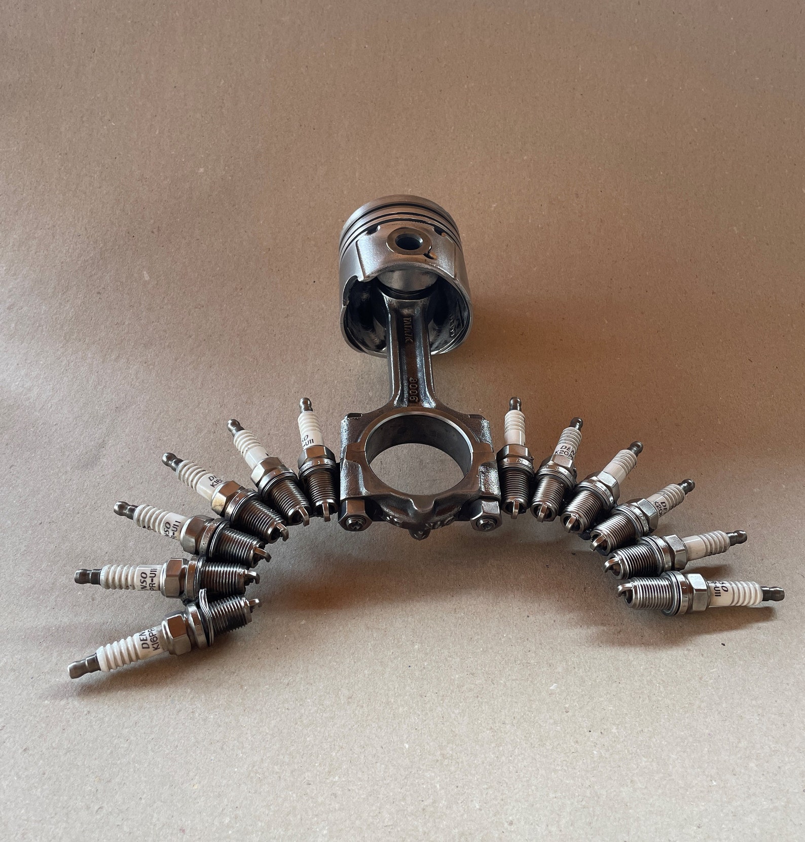 Decorative Piston With Spark Plug Wings / Real Car Engine - Etsy