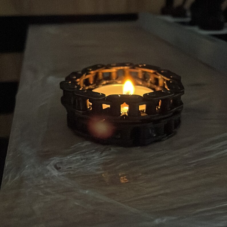 Timing Chain Candle Holder / Real Car Engine Parts / Handmade - Etsy