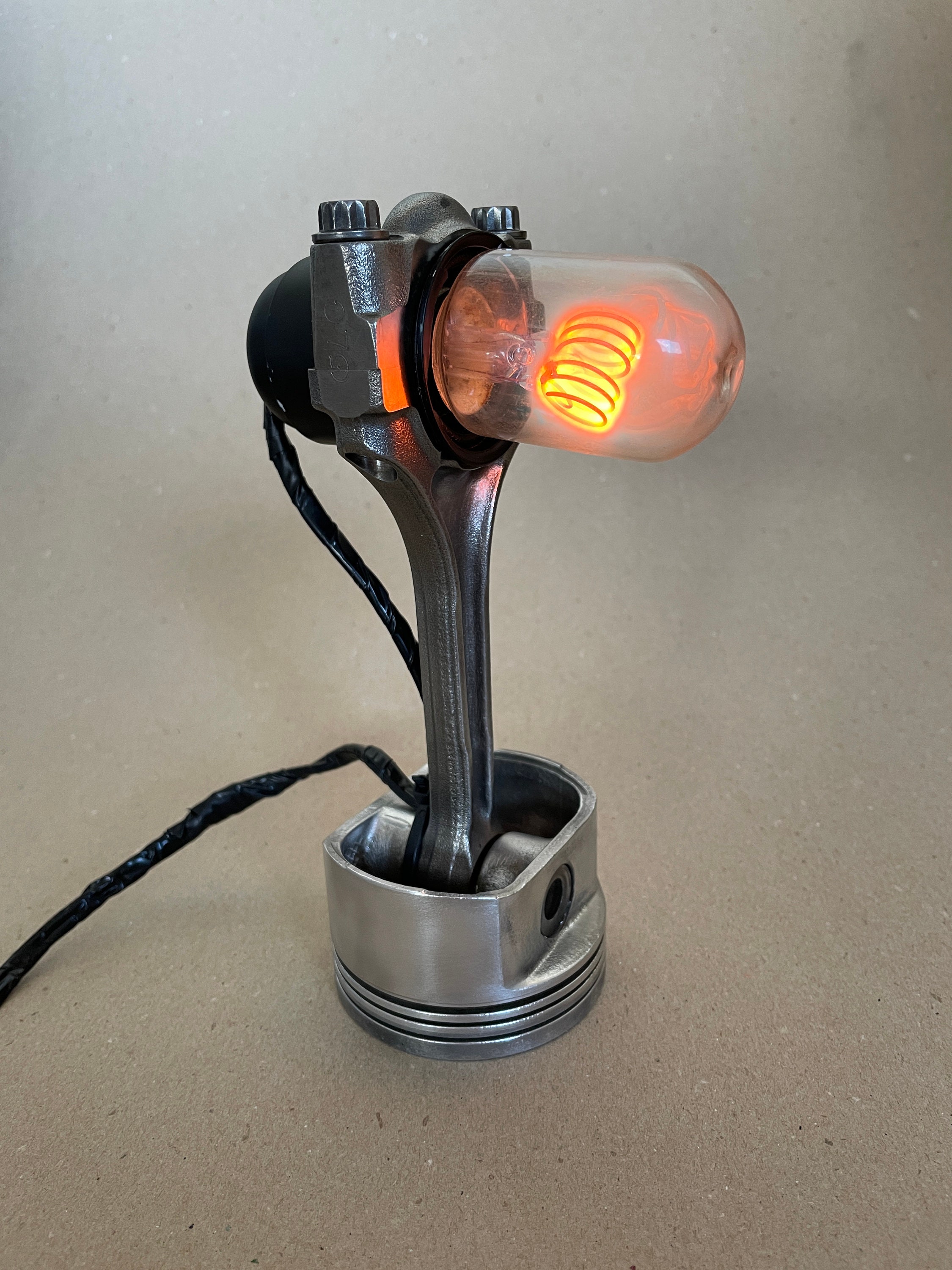Piston Lamp / Real Car Engine Parts / Piston Table-shelf Lamp ...