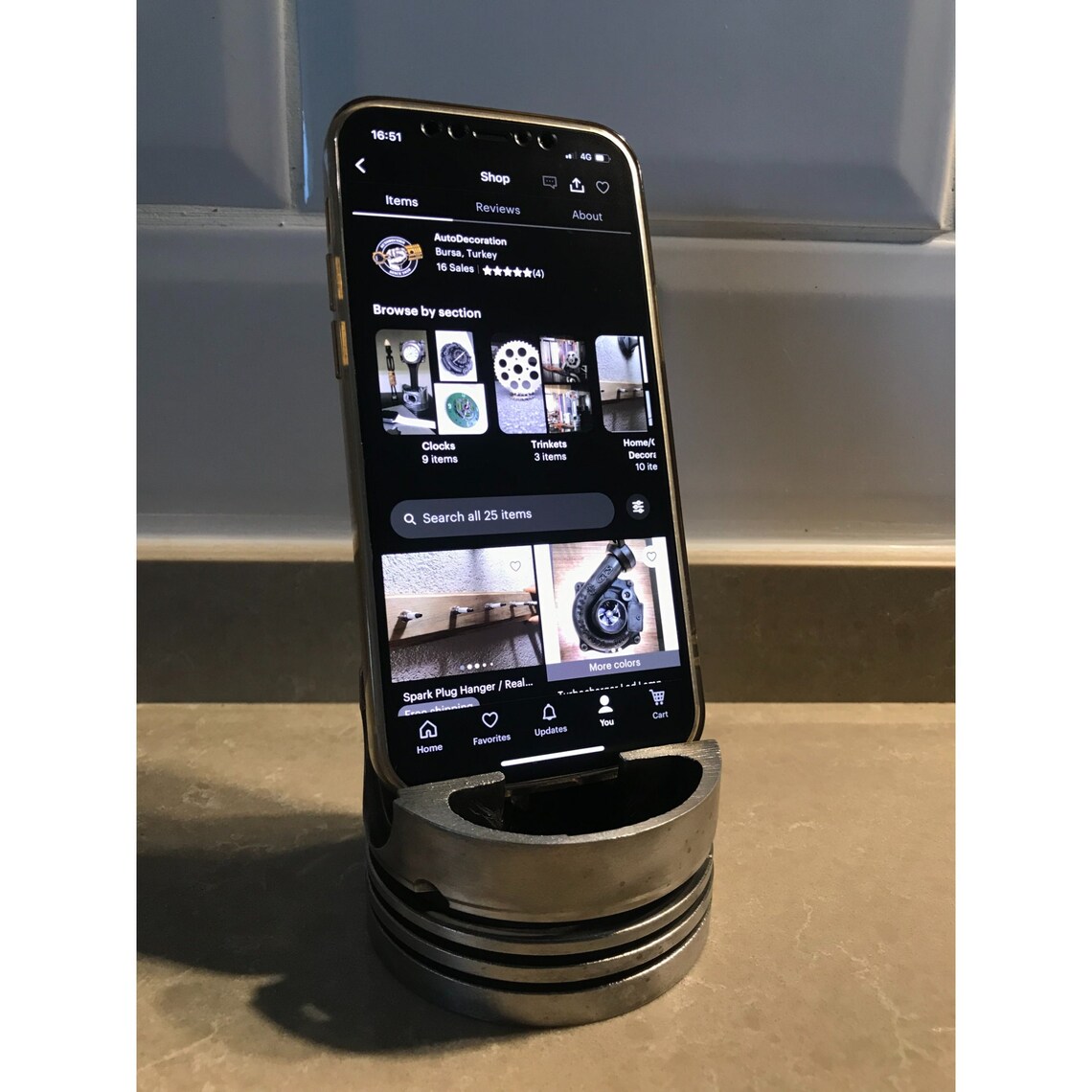 Piston Phone Holder / Real Car Engine Parts / Piston Gift for Him - Etsy