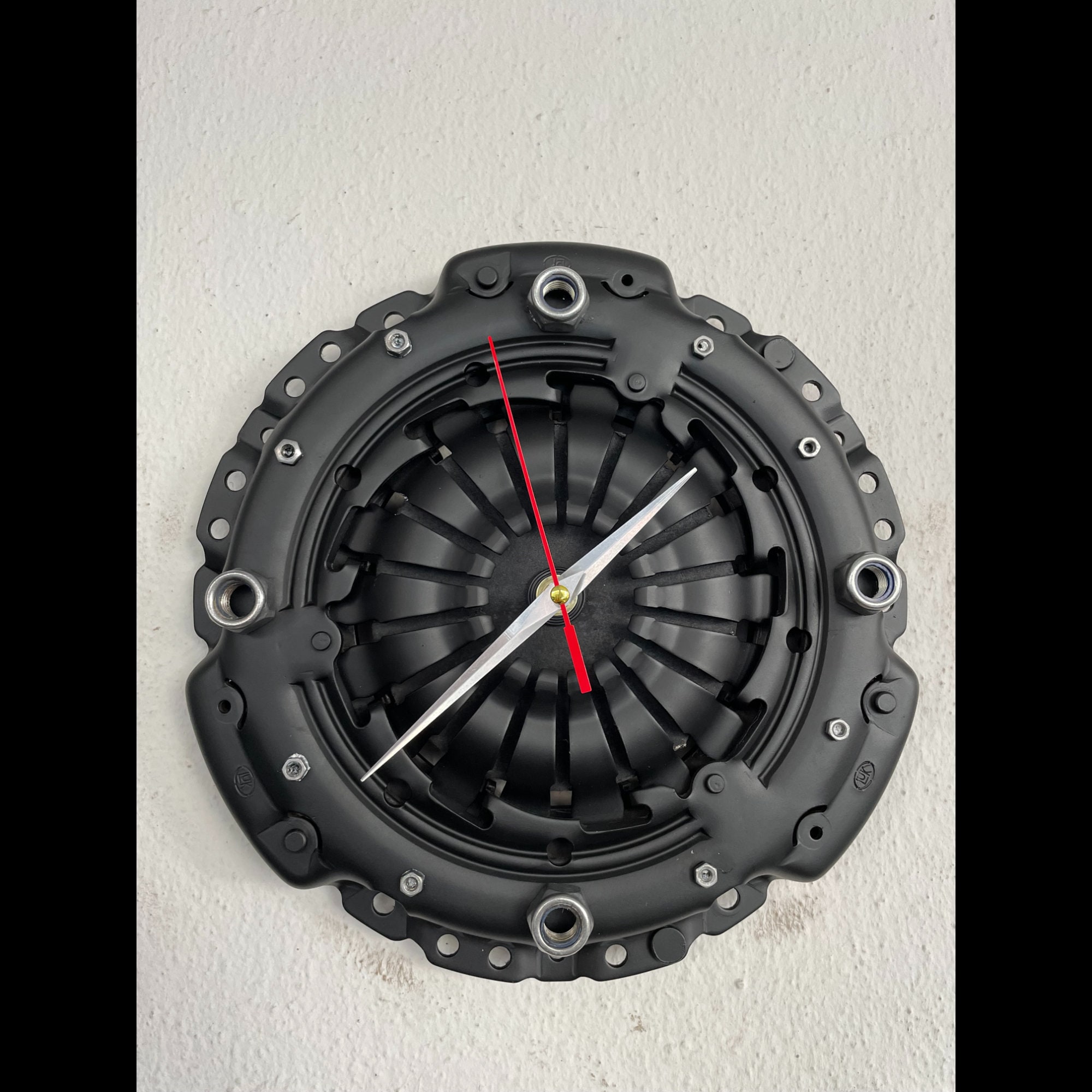 Car Clutch Wall Clock / Large Urban Clock / Handforged Clock / - Etsy