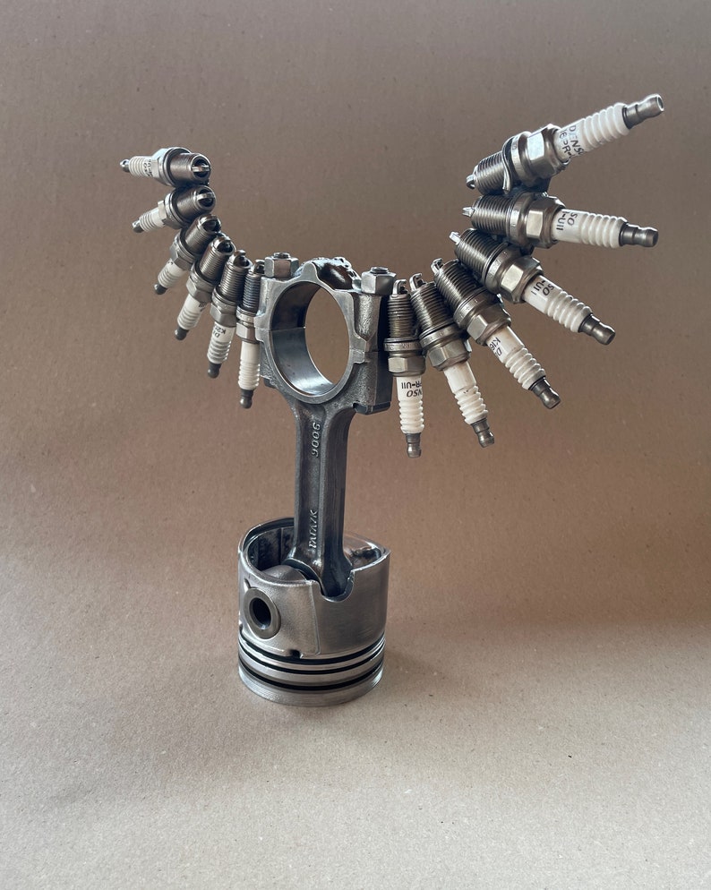 Decorative Piston With Spark Plug Wings / Real Car Engine - Etsy