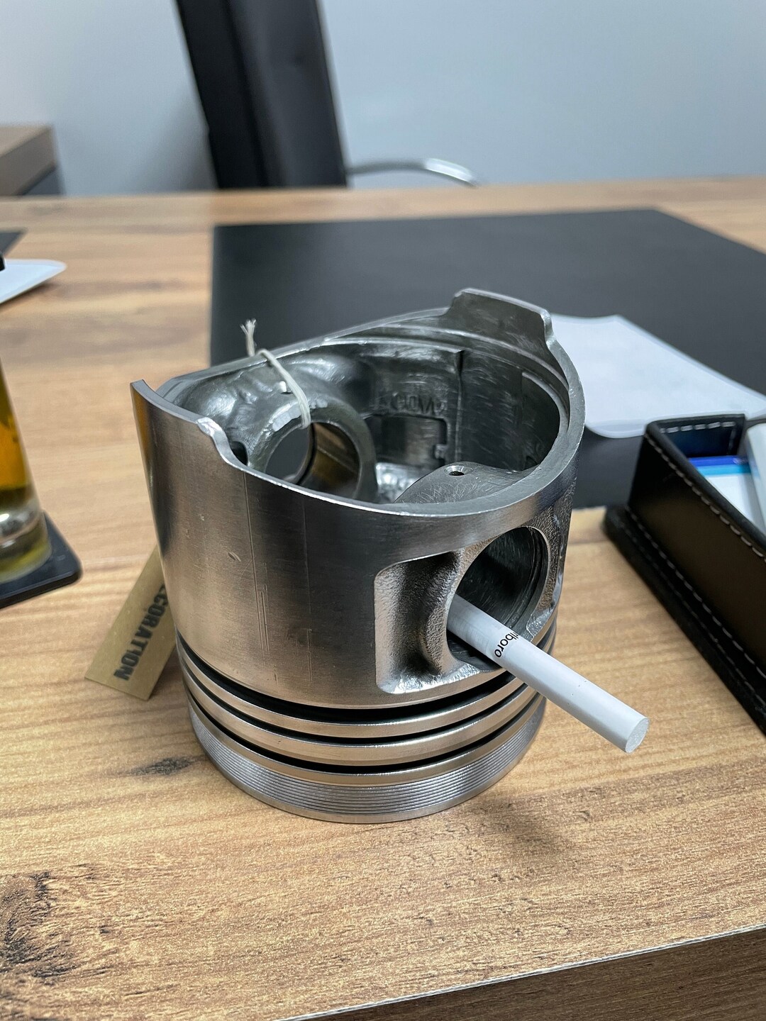 Decorative Piston Cigarette Ashtray / Real Car Engine Parts / Piston ...