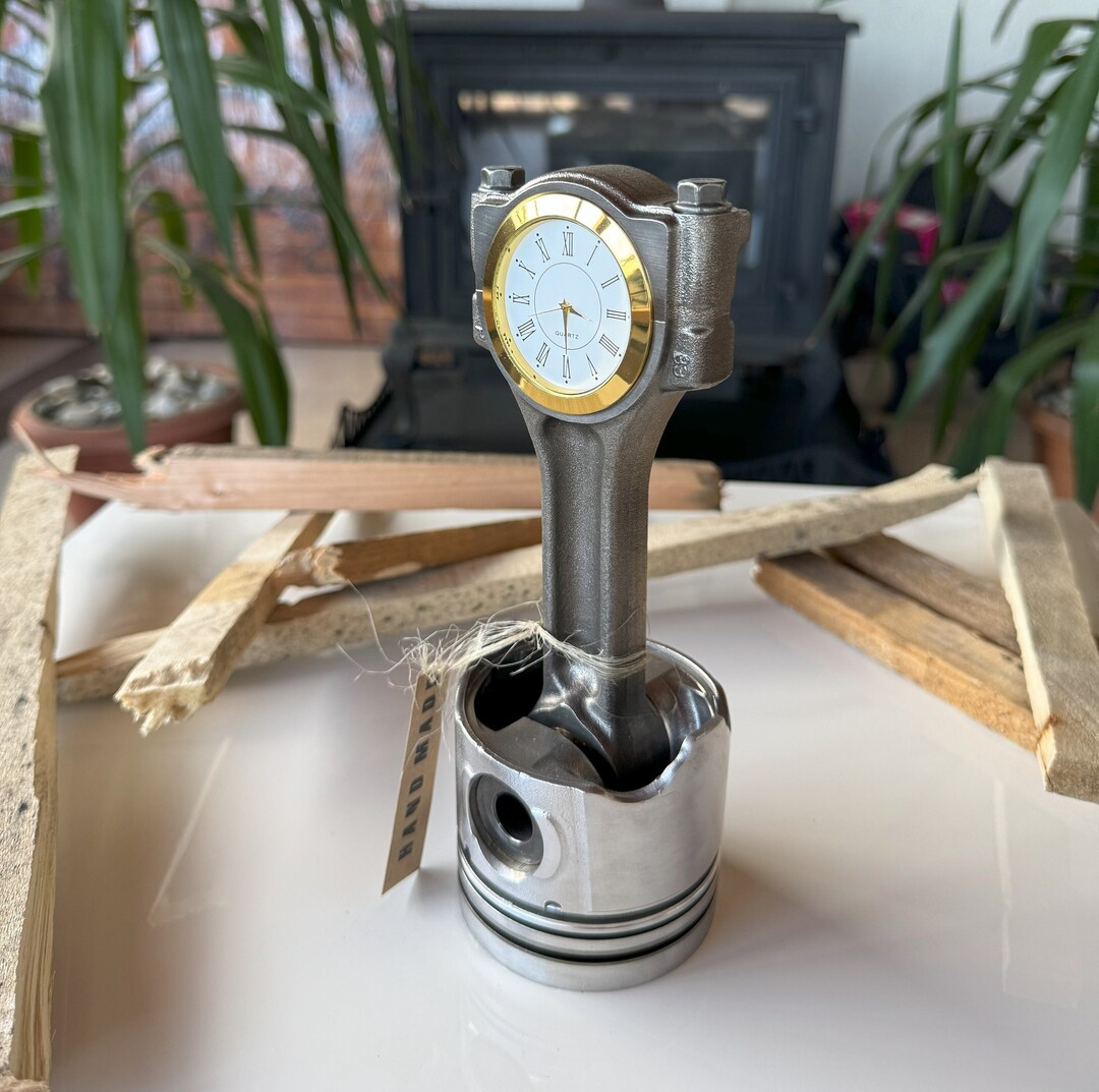 Piston Clock / Real Car Engine Parts / Piston Trinket / Personalized - Etsy