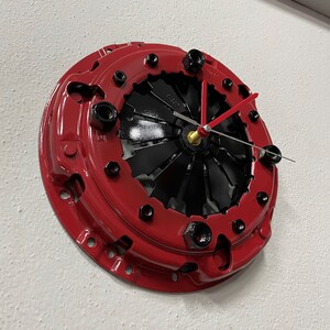 Car Clutch Wall Clock / Large Urban Clock / Handforged Clock / Gift for ...