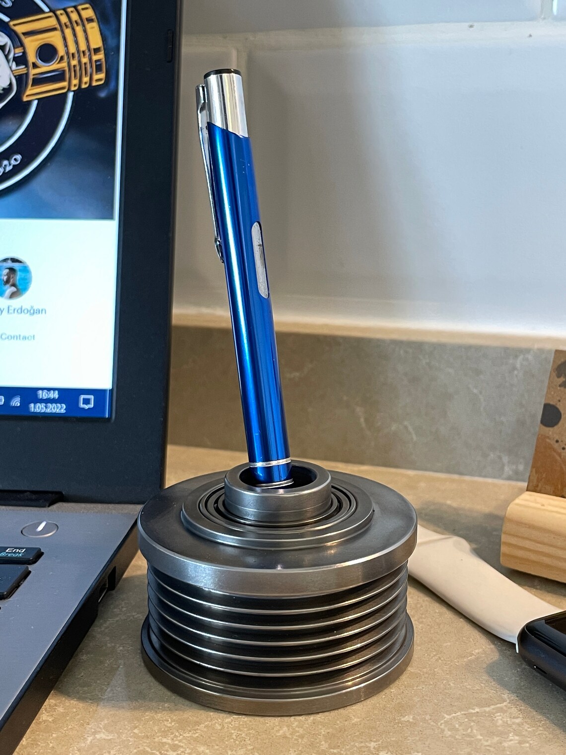 Pen Holder for Special Pens / Real Car Engine Parts / Gift for Men ...