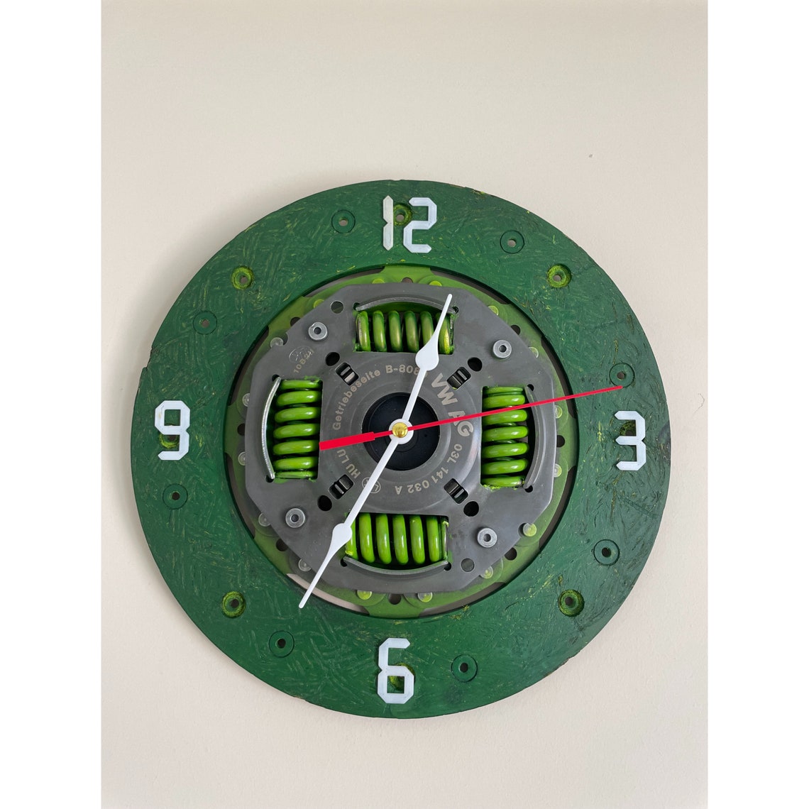 Personalized Clutch Clock / Real Car Engine Parts / | Etsy