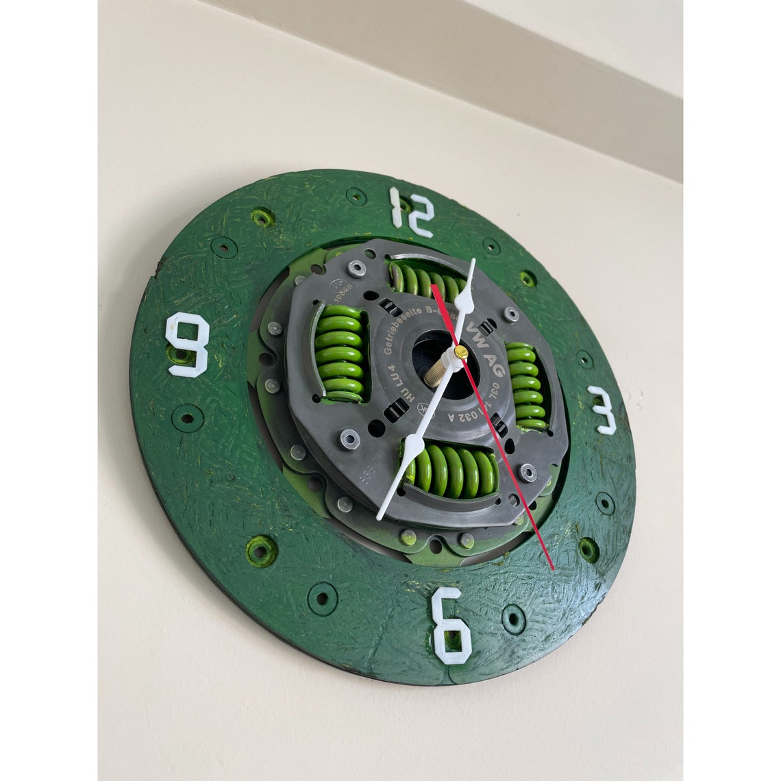 Personalized Clutch Clock / Real Car Engine Parts / - Etsy