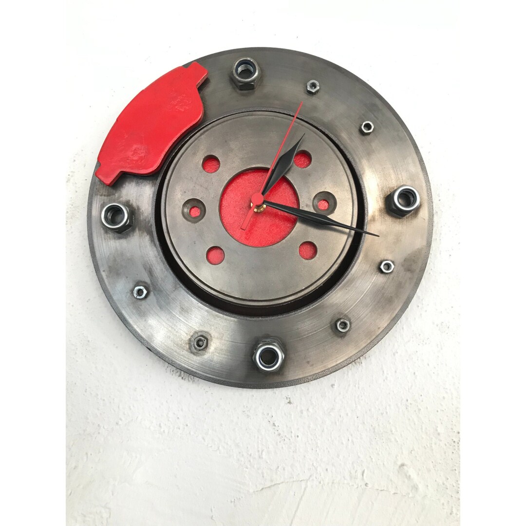 Decorative Brake Disc Clock / Real Car Engine Parts / Brake Disc ...