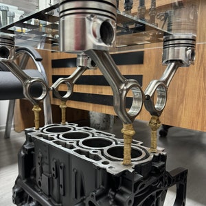 Engine Block Chess Table // Customizable Man Cave Furniture // Handmade ...