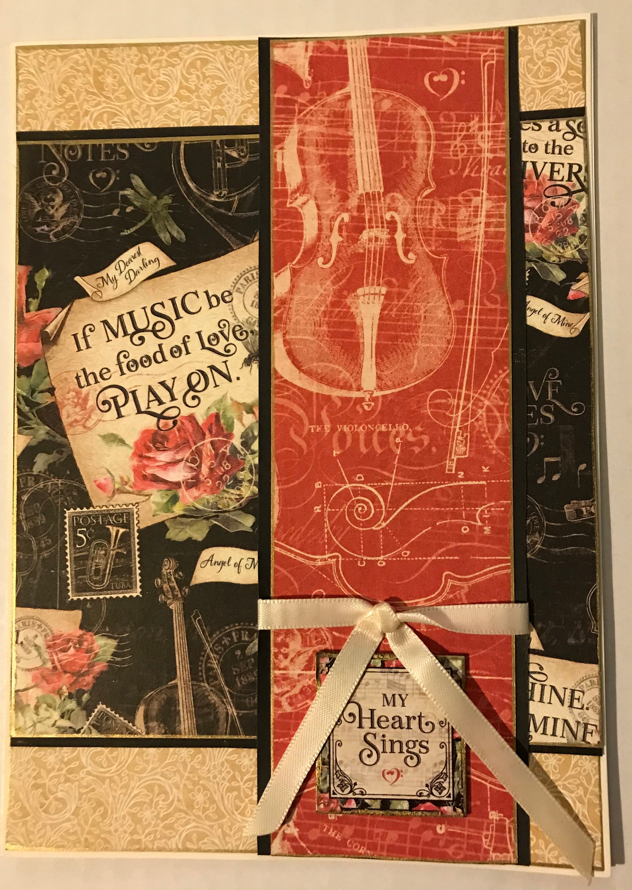 Love and Music Valentine Cards - Etsy.de