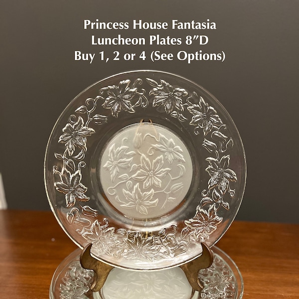 Princess House Plates Set - Etsy