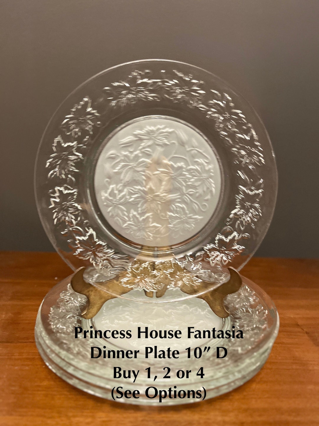 Princess House Dinner Plate. 10"d. One Plate Remaining - Etsy