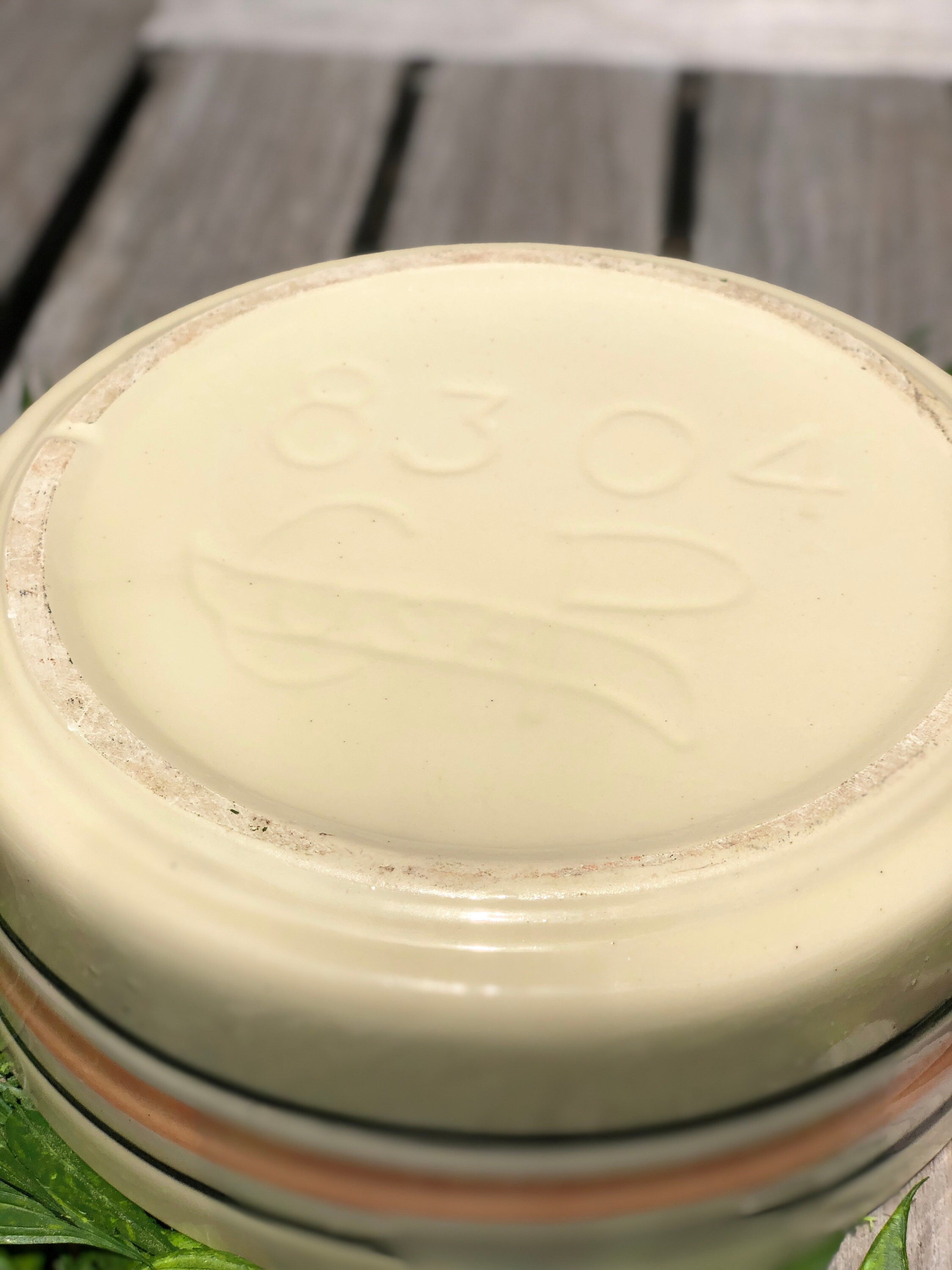 Vintage Cookson Pottery Fruit Bowl. CP USA 8304. Stoneware. Ivory With ...