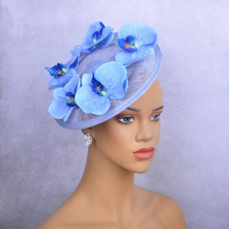 Light Blue Derby Hat - Etsy