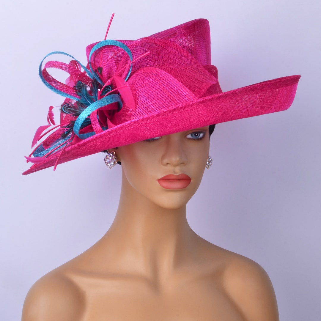 Stilvolle große Sinamay Hüte/Kentucky Derby Hut/Church Hut/große ...