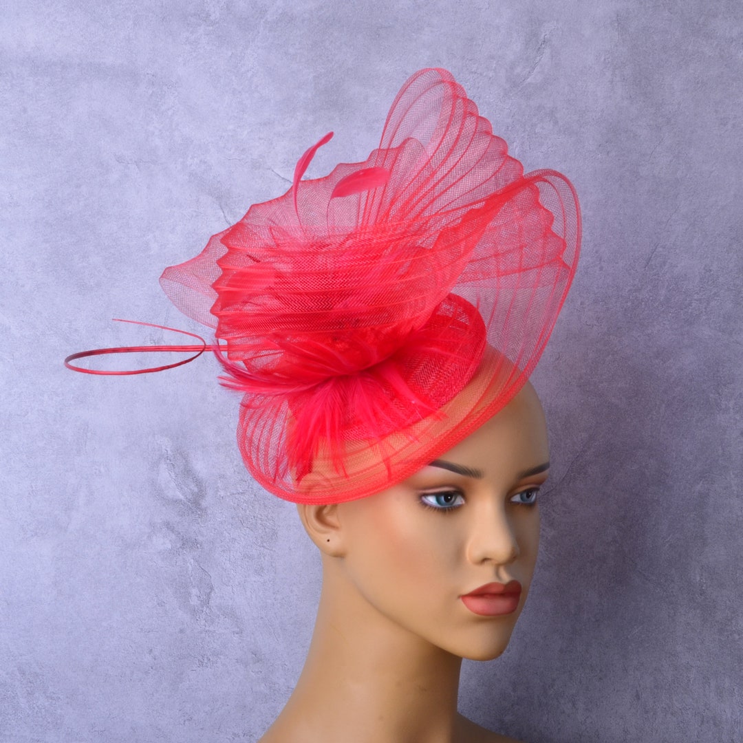 New Fascinator,women's Tea Party Hat,british Hat,melbourne Cup,kentucky ...