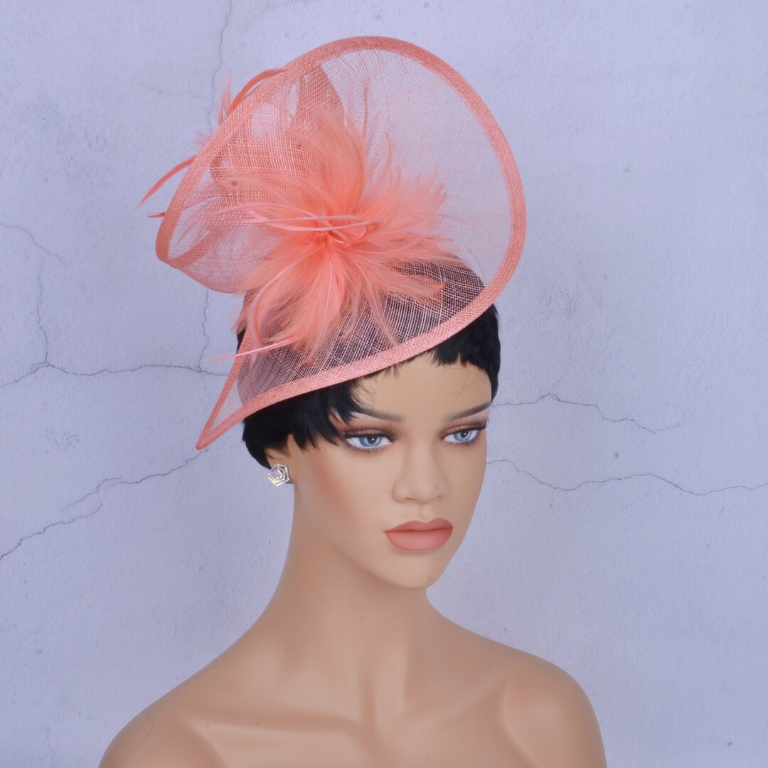New Sinamay Fascinator,women's Tea Party Hat,british Hat,melbourne Cup ...
