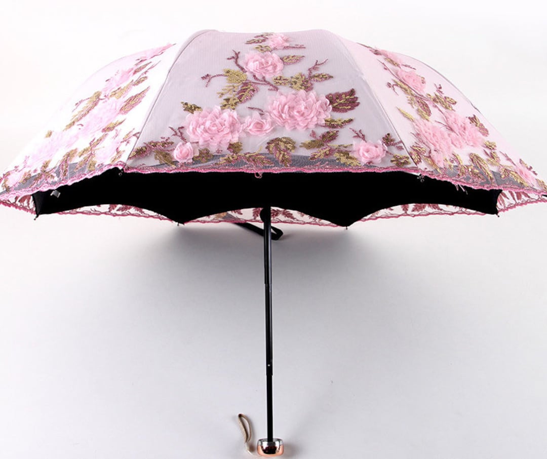 Embroidery Parasol,uv Protection,sun Protection,summer Gift,uv ...