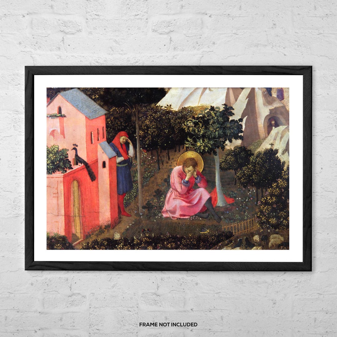 The Conversion of Saint Augustine Print – Fra Angelico Painting ...