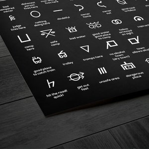 Hobo Symbols - Hobo Signs - Hobo Alphabet - Hobo Code - Visual Code ...