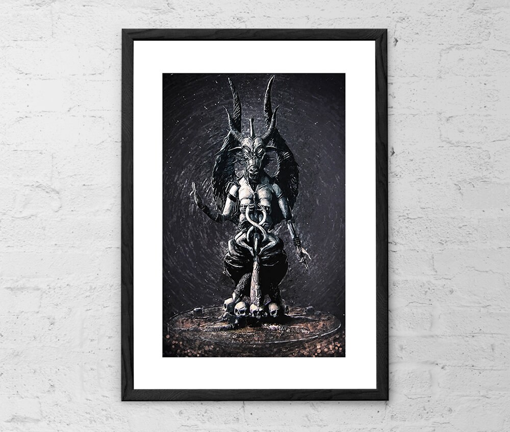 Baphomet Satan Baphomet Poster Baphomet Print Baphomet | Etsy
