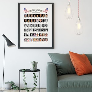 The First Ladies of the United States - Art Print - USA First Ladies ...