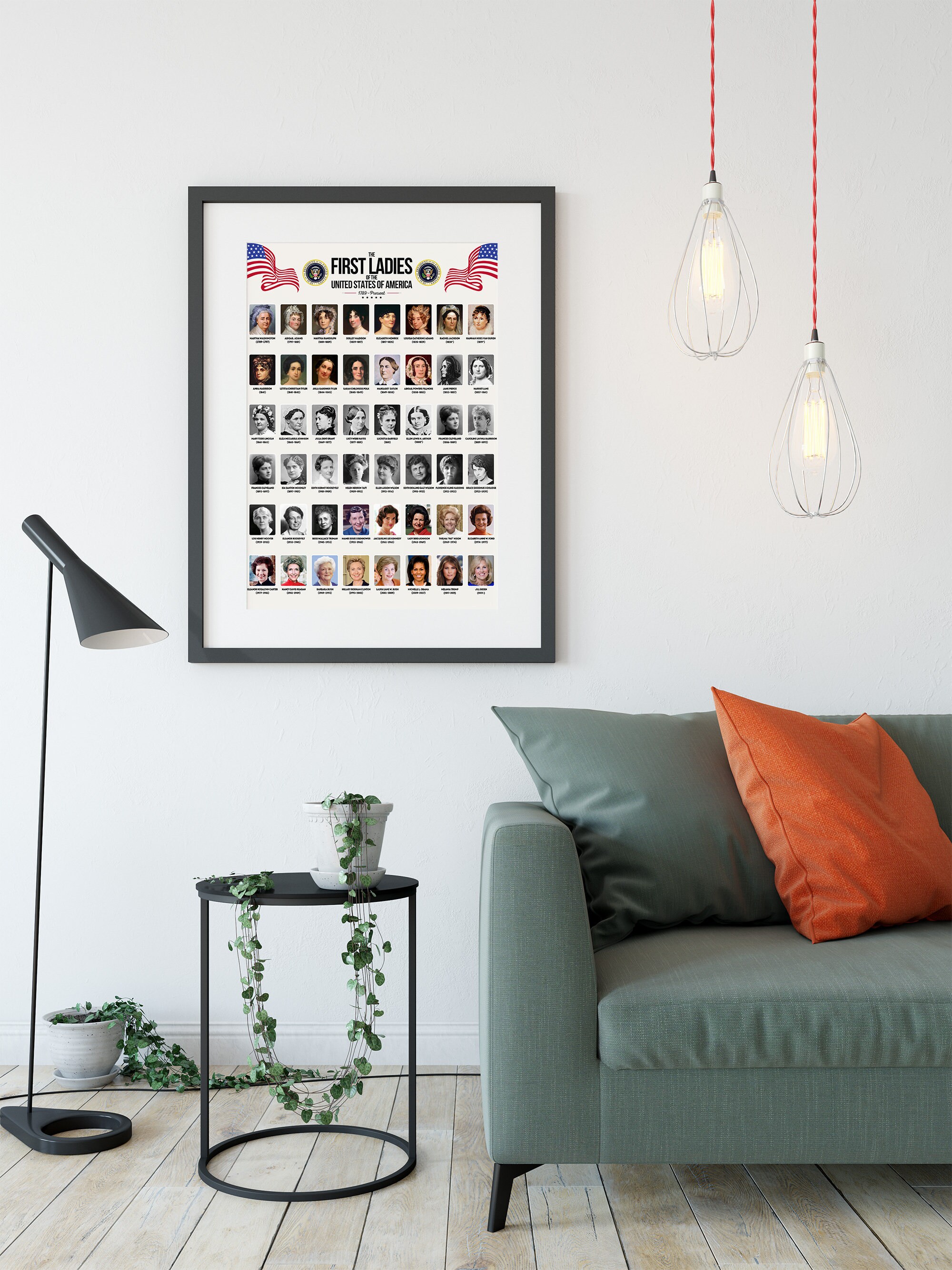 The First Ladies of the United States - Art Print - USA First Ladies ...