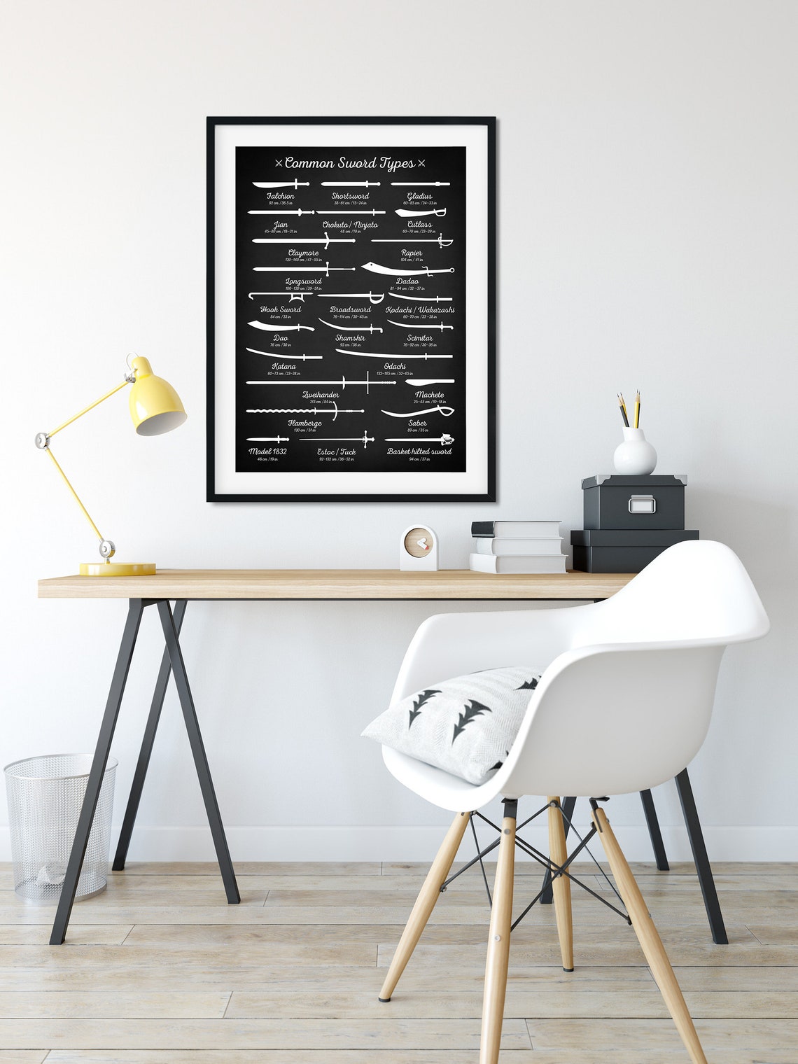 Common Sword Types Swords Wall Art Swords Poster Martial | Etsy