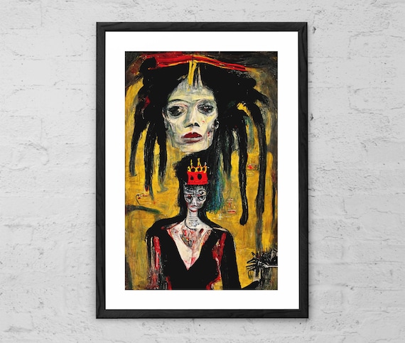 Duchess of Dread Painting Giclee Print Neo-expressionism - Etsy