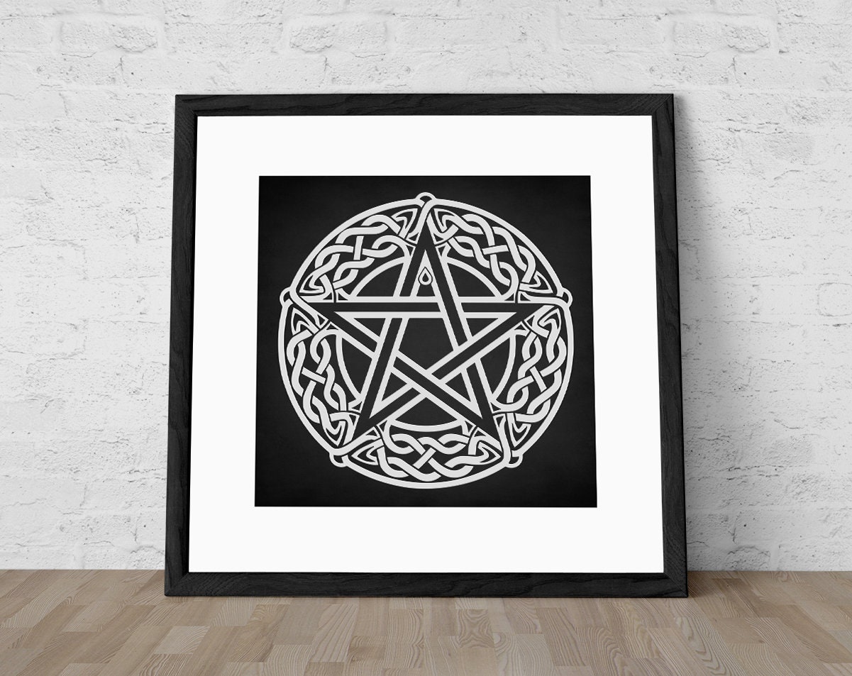 Witch Pentagram Drawings