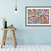 Flags of the World Art Print World Country Flags Poster Classroom Decor ...