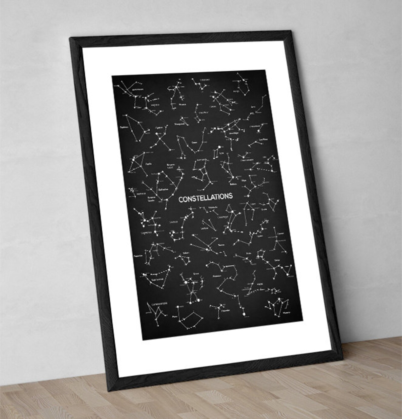 Constellations Constellations Art Print Constellations Map - Etsy