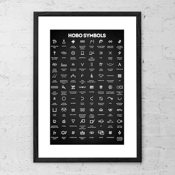 Hobo Symbols - Etsy