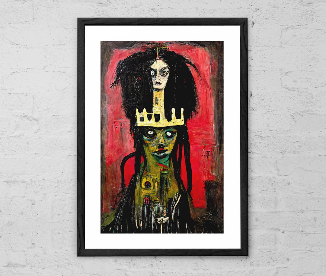 Duchess of Dread II - Painting - Art Print - Neo-expressionism ...