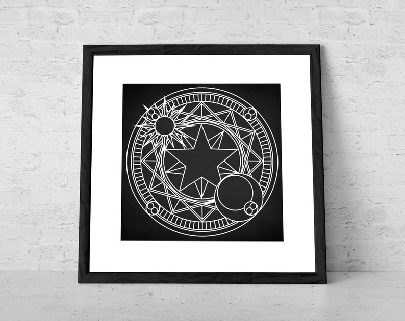 Cardcaptor Sakura Clow Reed's Magic Circle Art Print - Etsy