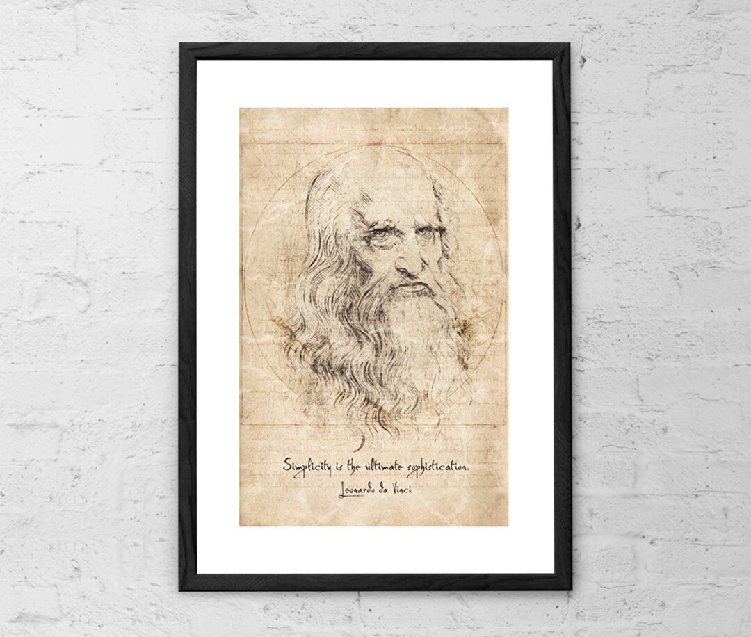 Da Vinci Quote - Drawing - Leonardo Da Vinci - Leonardo Da Vinci Print ...