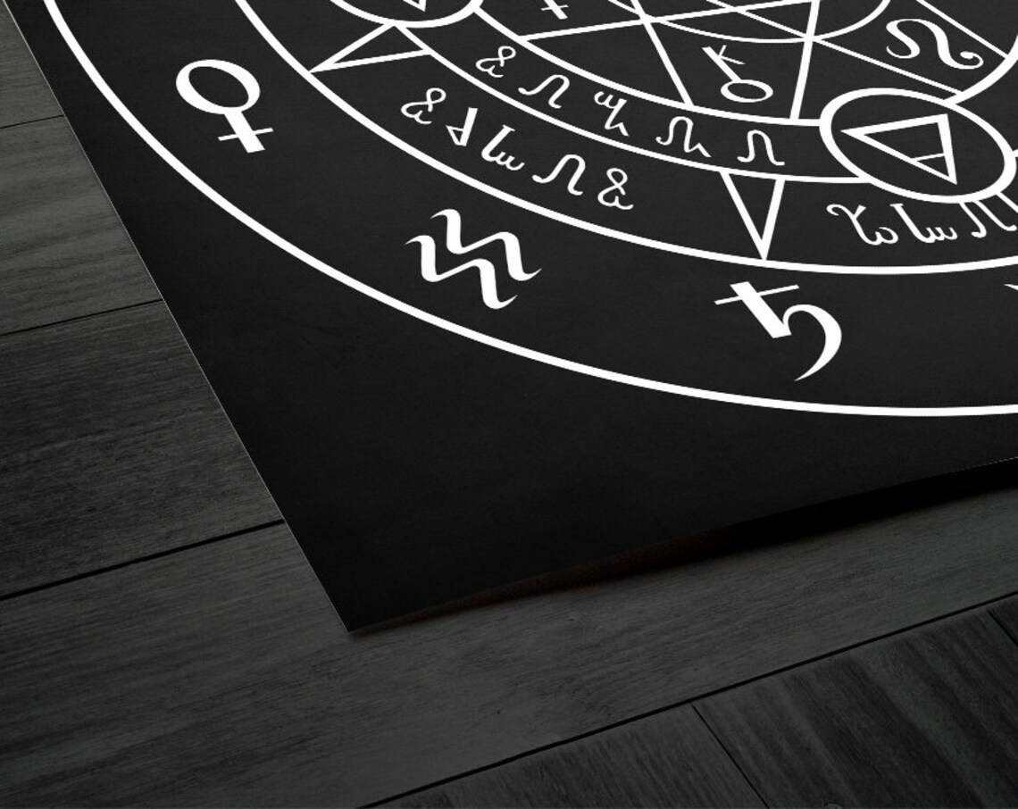 Alchemical Sigil Art Print Alchemical Symbols Occult | Etsy