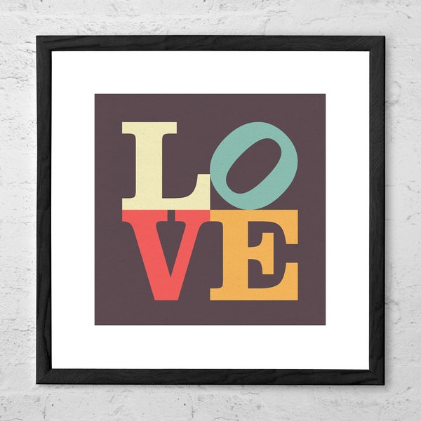 Love Print - Etsy