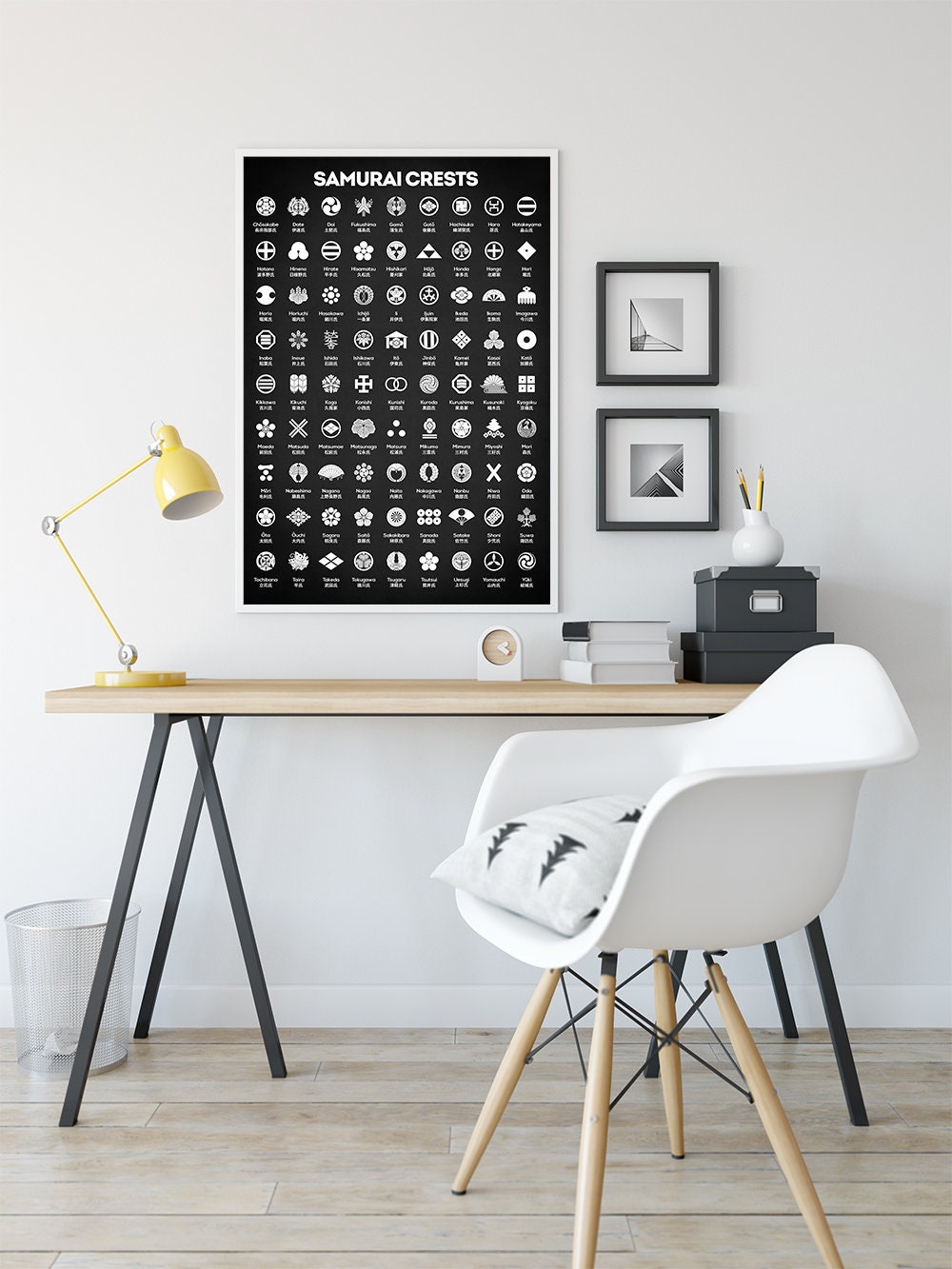 Samurai Clan Crests Art Print Japanese Family Crests | Etsy