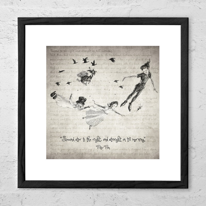 Peter Pan Wall Art - Etsy