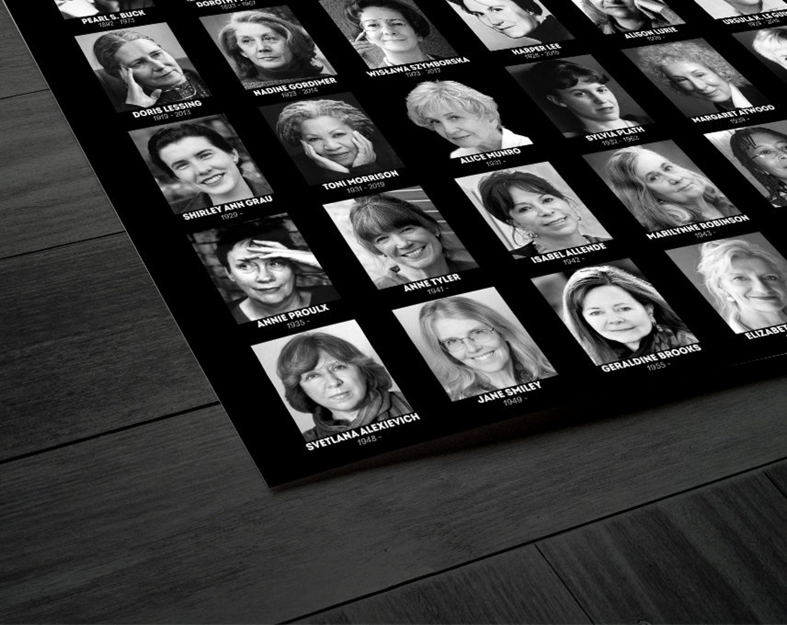 Famous Women Writers Art Print Literary Poster History | Etsy