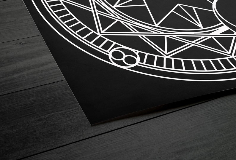 Cardcaptor Sakura Clow Reed's Magic Circle Art Print | Etsy