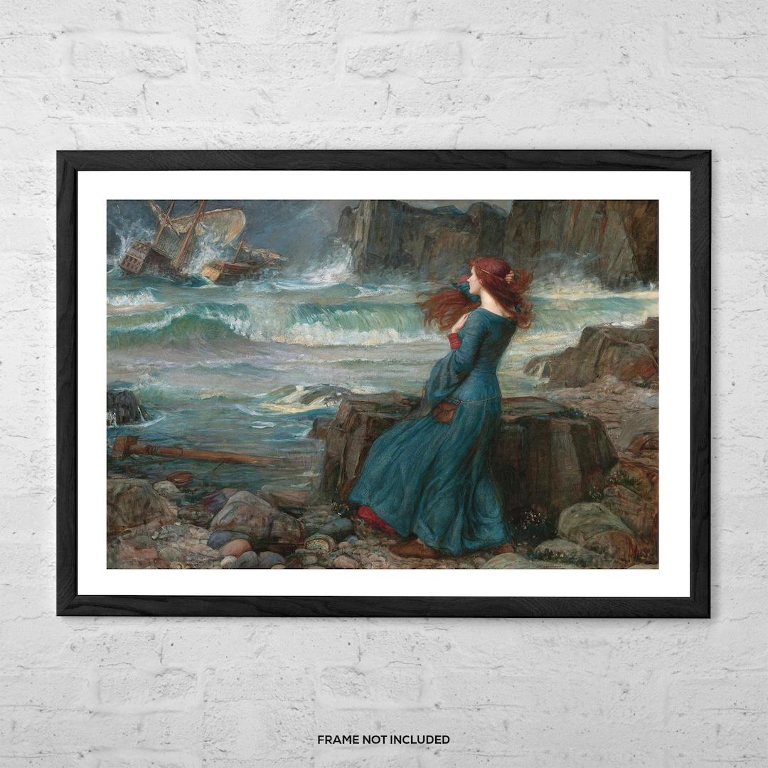 Miranda – the Tempest by John William Waterhouse – Pre-raphaelite Art ...