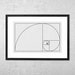 Fibonacci Spiral - Golden Spiral - Fibonacci Sequence - Mathematics Art ...