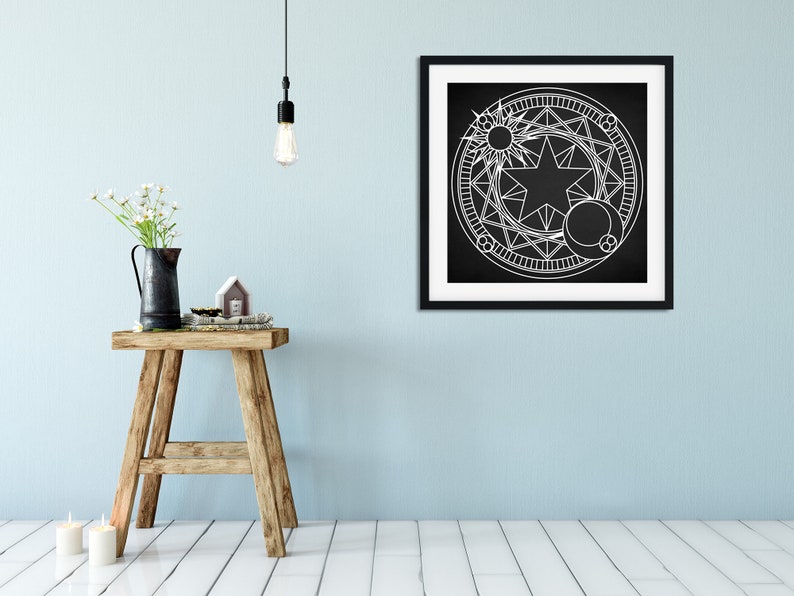 Cardcaptor Sakura Clow Reed's Magic Circle Art Print - Etsy